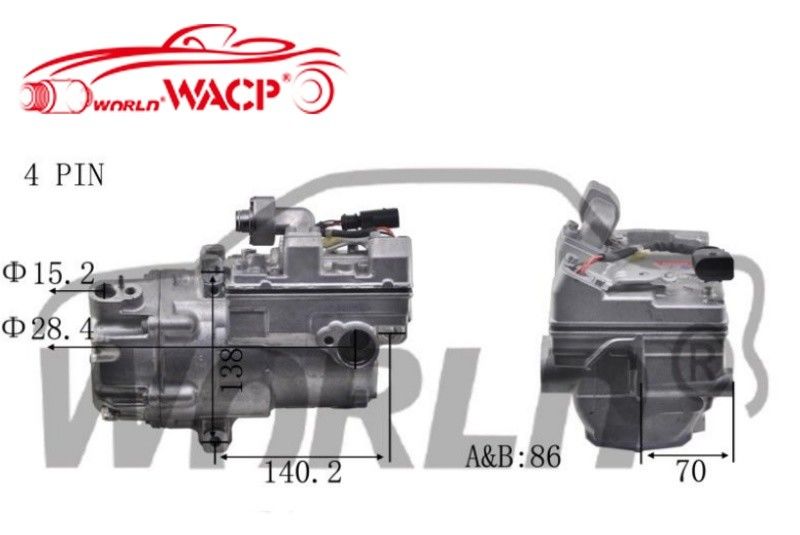ES34C Electric AC Compressor OEM 4G0260797 For Audi A6 A8 C7 D4 2.0 ...