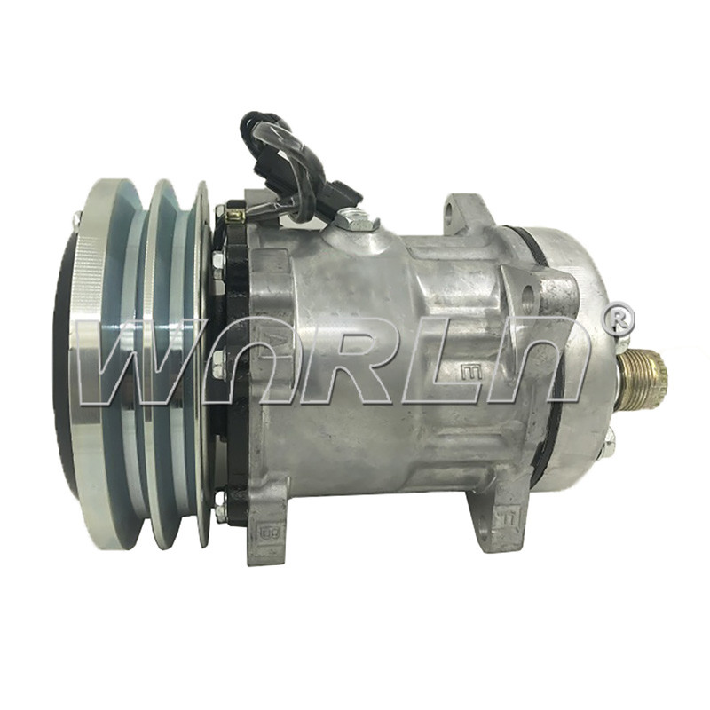 Universal Truck AC Compressor 12V Air Conditioner Pumps 7H15 2PK For ...