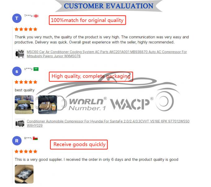 Auto Parts Car Ac Compressor DCP21024 For Peugeot 2008 Opel Combo WXPG052A